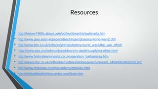 Turning points in world war ii | PPTX