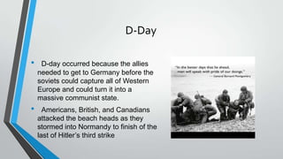 Turning points in world war ii | PPTX