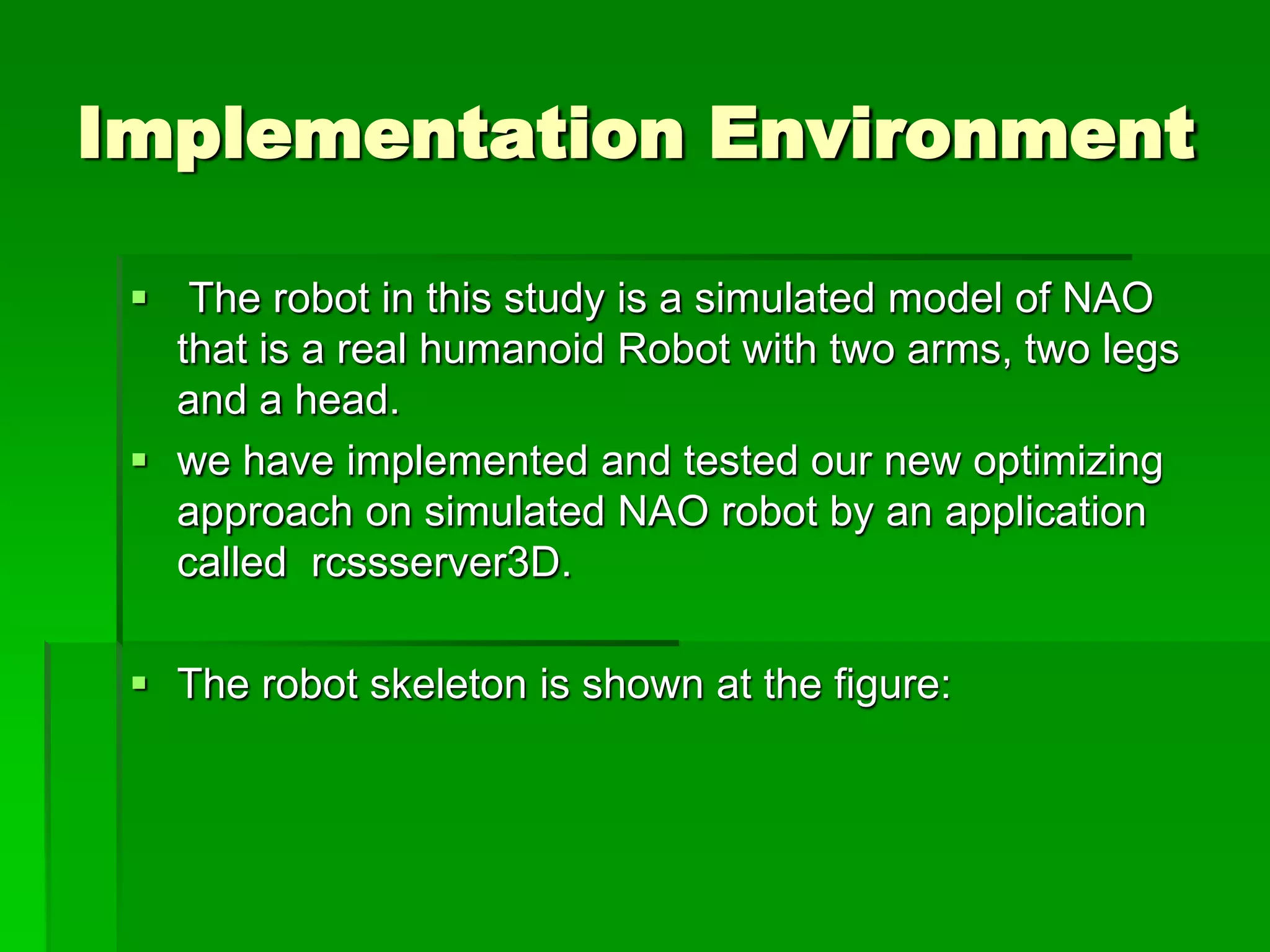 Turning Robot Locomotion Using Truncated Fourier Series And Gravitational Search Algorithm Ppsx