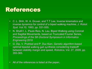 Turning robot locomotion using truncated fourier series and gravitational search algorithm | PPSX