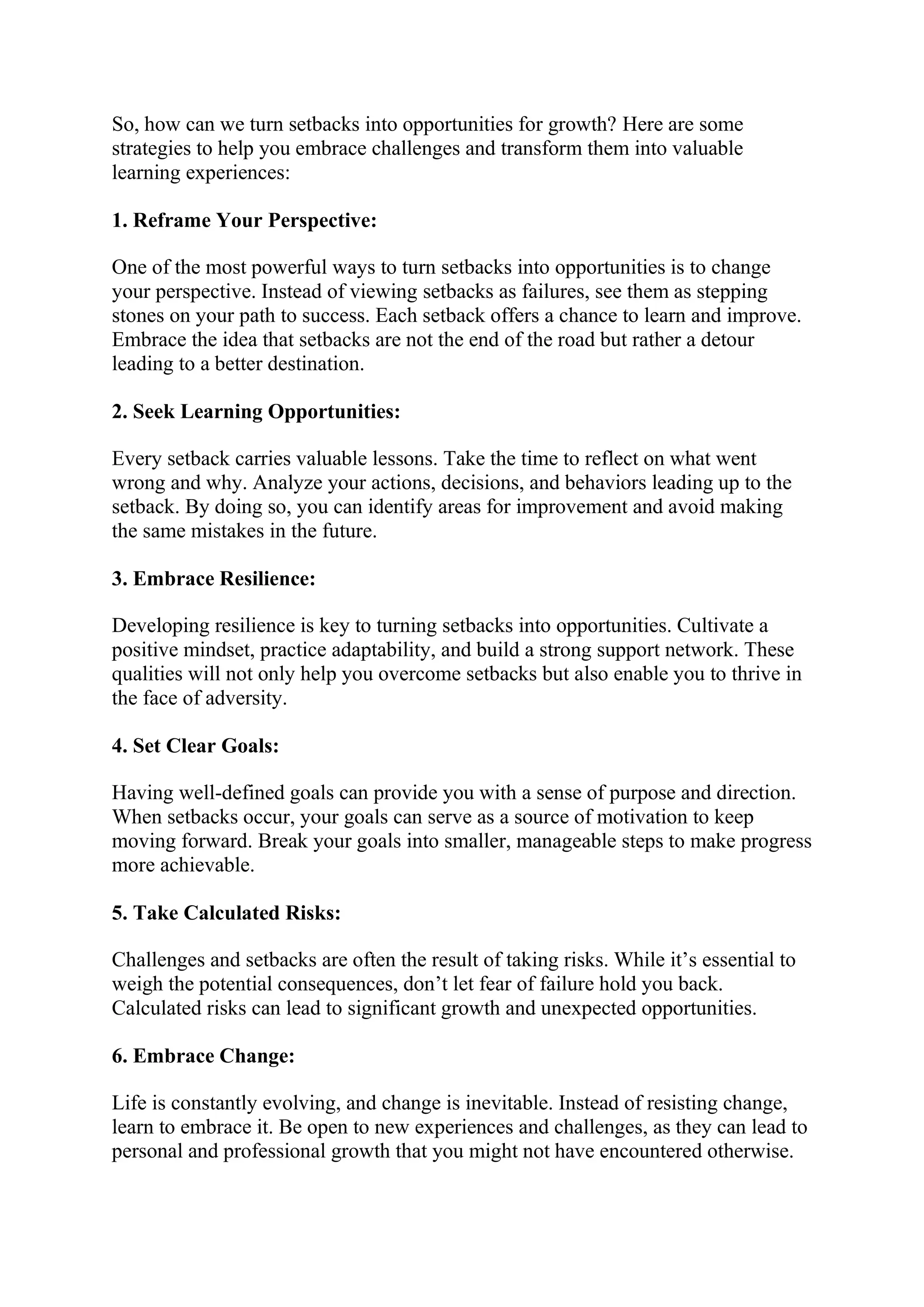 How to Embrace Challenges as a Chance for Growth? | The Enterprise ...