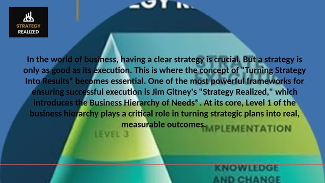 Turning Strategy Into Results - Strategy Realized | PPT