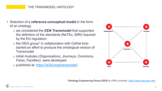 Turning Transport Data to Comply with EU standards while Enabling a ...