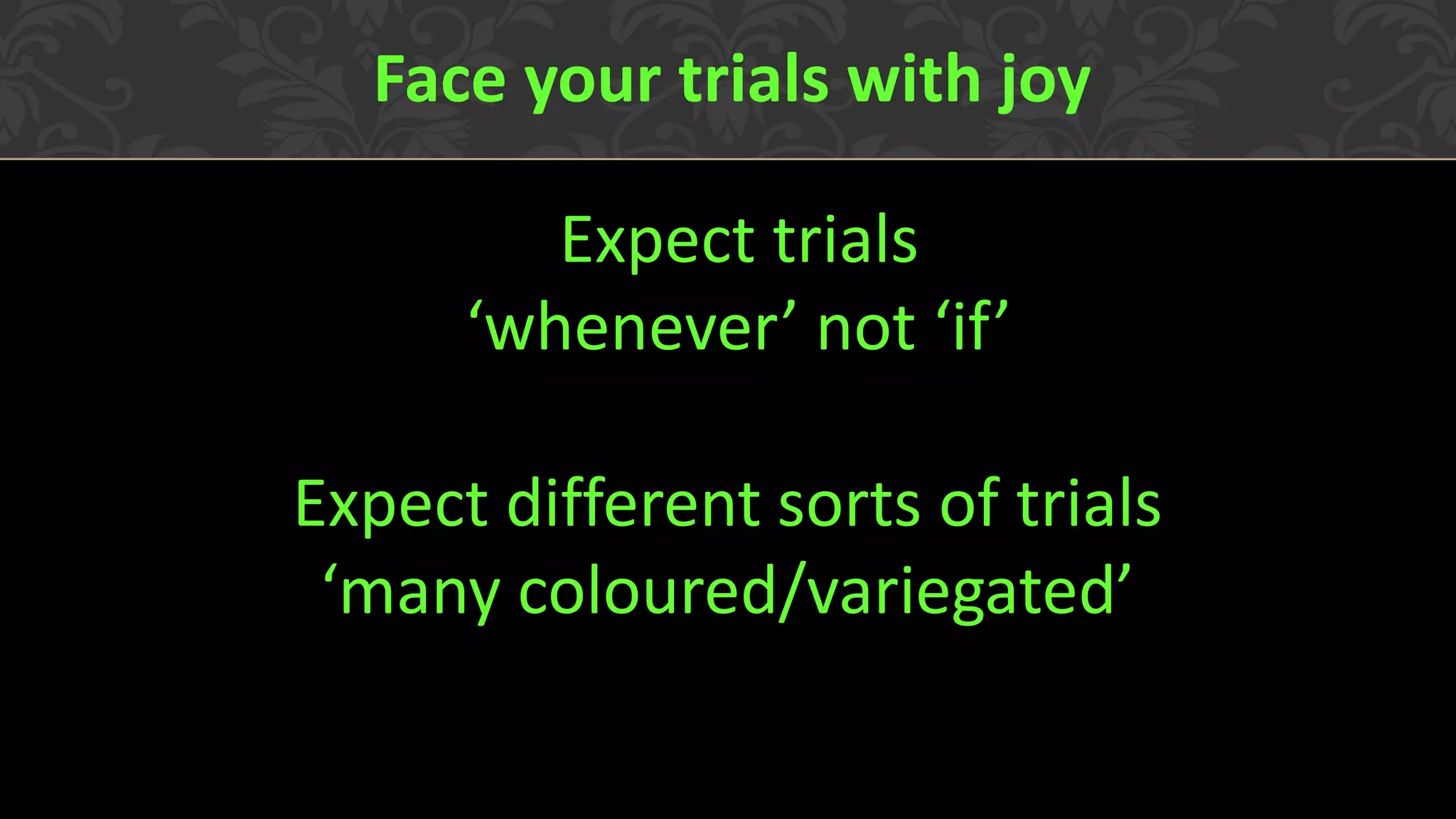 Turning Trials Into Triumphs | PDF