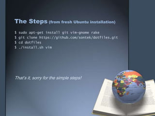 Turn VIM into a modern Python IDE | PPT