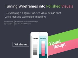 Turning Wireframes Into Polished Visuals - UX Australia 2017 | PDF | Graphics Software ...