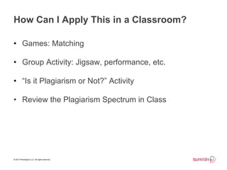 Plagiarism Spectrum Game from Turnitin | PPT