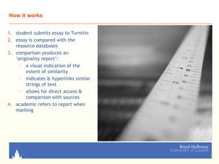 Introduction to Turnitin | PPS