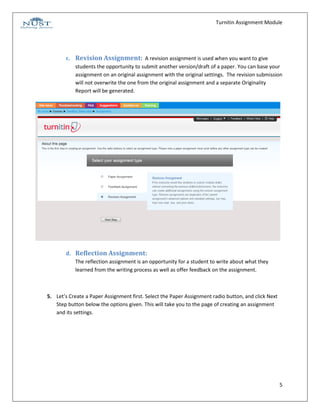 Turnitin assignments module (how teachers will create turnitin ...