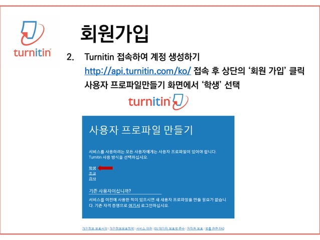 Turnitin create account | PDF
