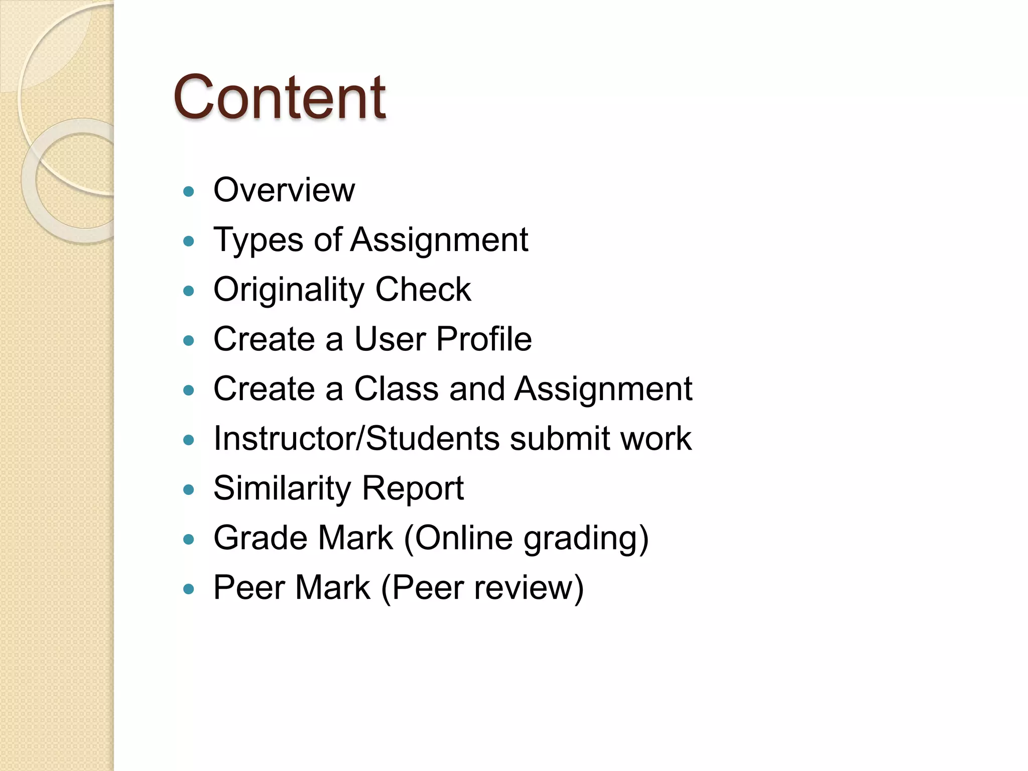 Turnitin ppt. | PPTX