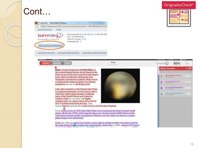 Turnitin ppt. | PPTX