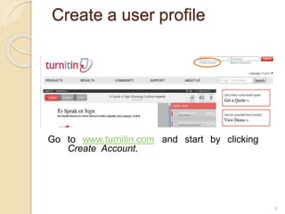 Turnitin ppt. | PPTX