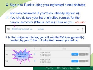 Turnitin Quick Start for Students | PPT