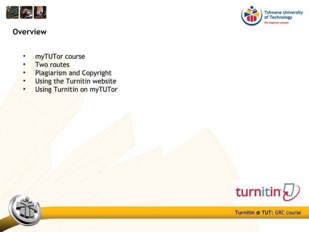 Turnitin @ TUT : Turnitin website | PPT | Technology & Computing
