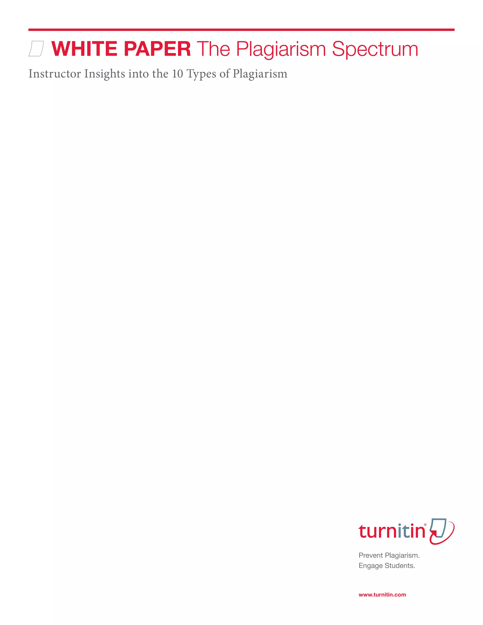 Turnitin white paper_plagiarismspectrum | PDF