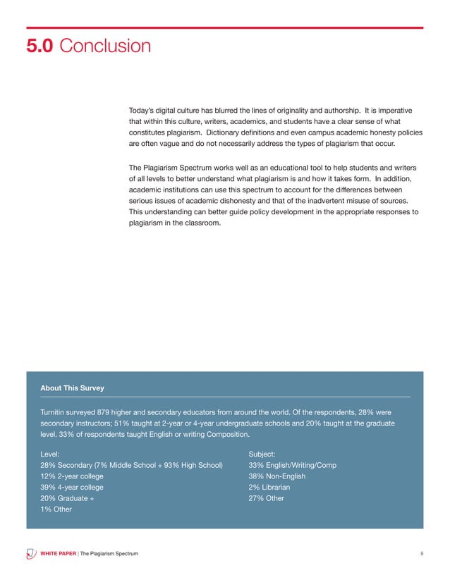 Turnitin white paper_plagiarismspectrum | PDF | Homework and Study ...