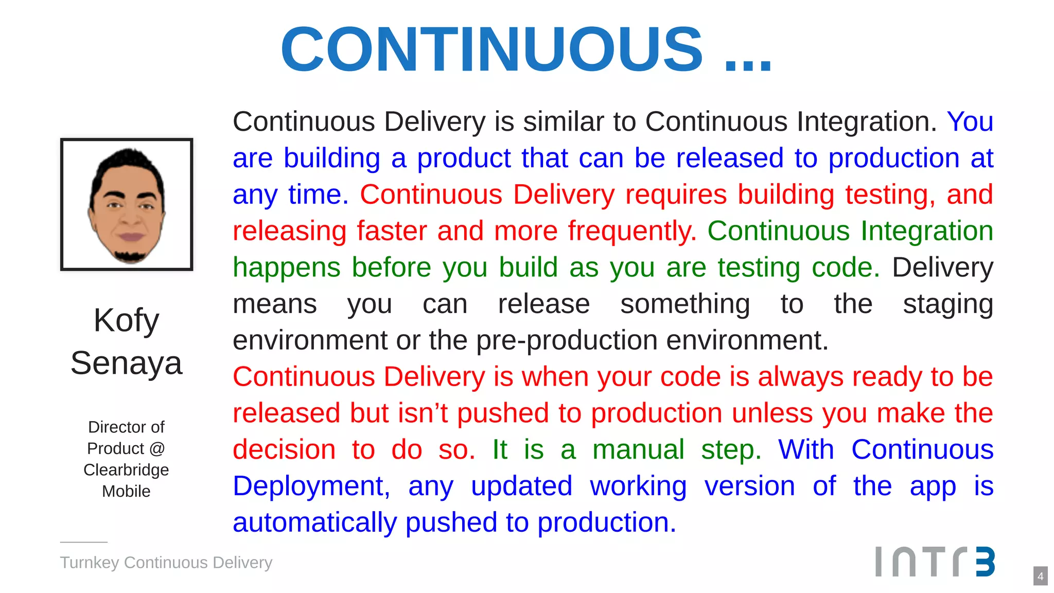 Turnkey Continuous Delivery | PPT