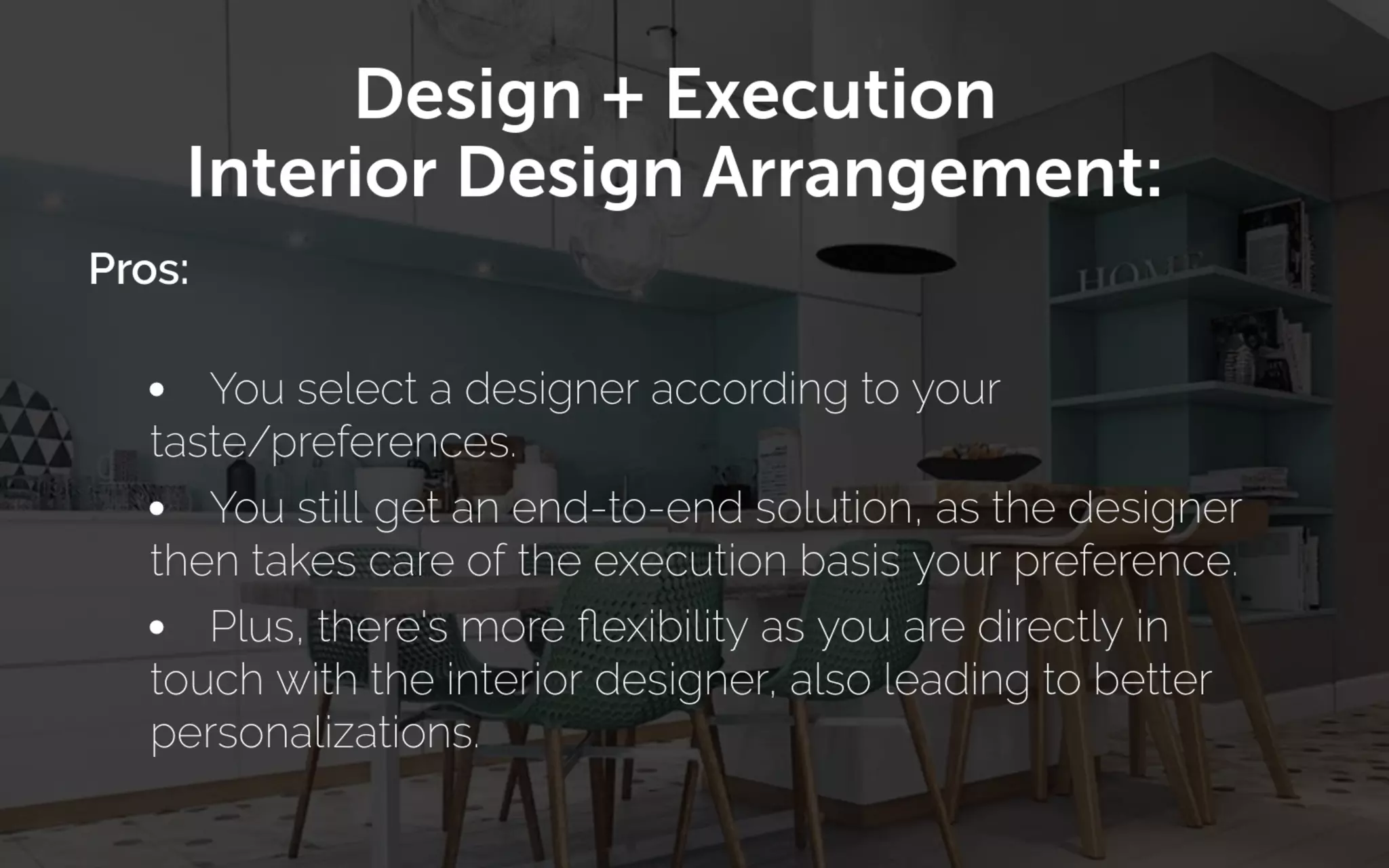 Turnkey vs Design + Execution for your Interior Designing: Which one to ...