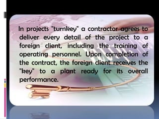 Turnkey project | PPTX