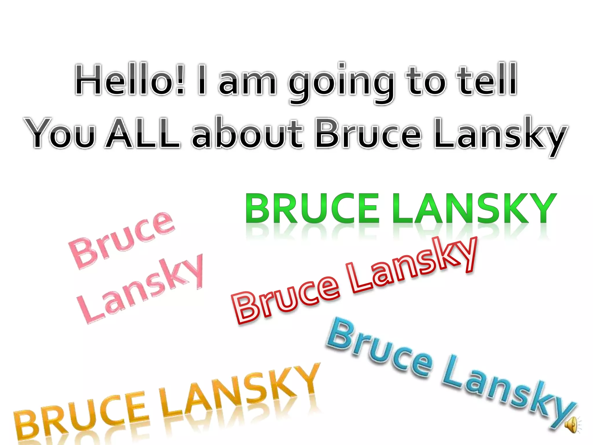 Turn off the tv! by bruce lansky | PPSX