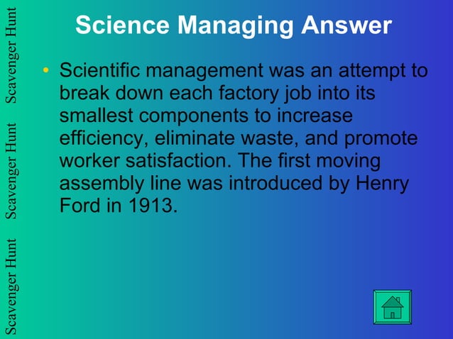 Turn of the Century Scavenger Hunt | PPT | Business | Business and Finance