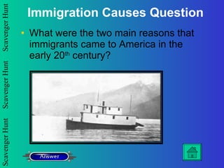 Turn of the Century Scavenger Hunt | PPT | Business | Business and Finance