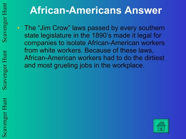 Turn of the Century Scavenger Hunt | PPT | Business | Business and Finance