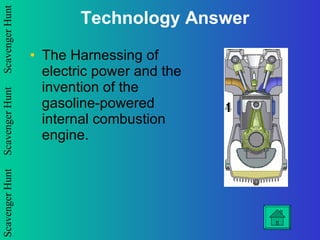 Turn of the Century Scavenger Hunt | PPT