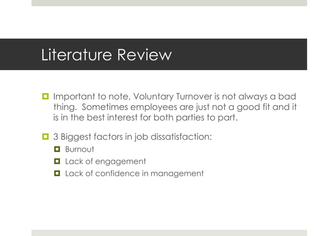 Voluntary Turnover | PPTX