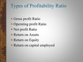 Turnover and profitability ratio | PPTX