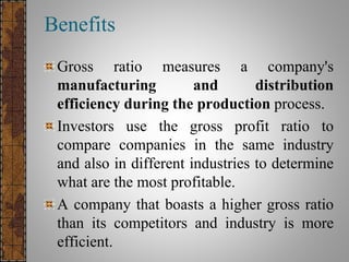 Turnover and profitability ratio | PPTX