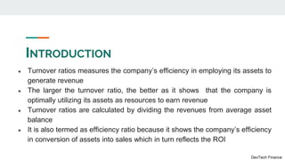 Turnover ratios | PPTX