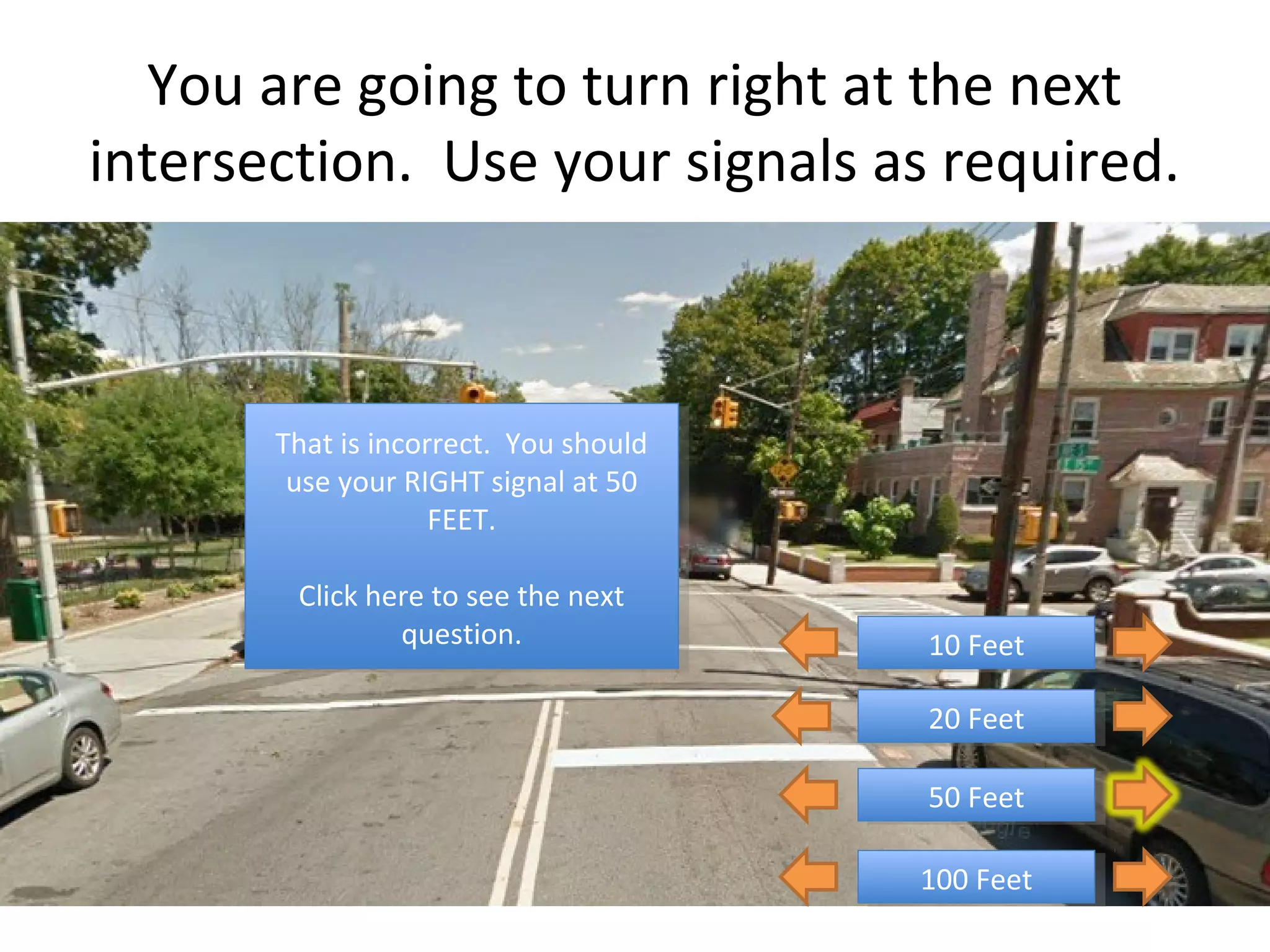Turn Signal Assessment | PPT