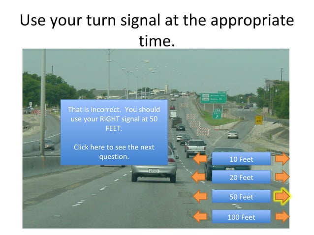 Turn Signal Assessment | PPT