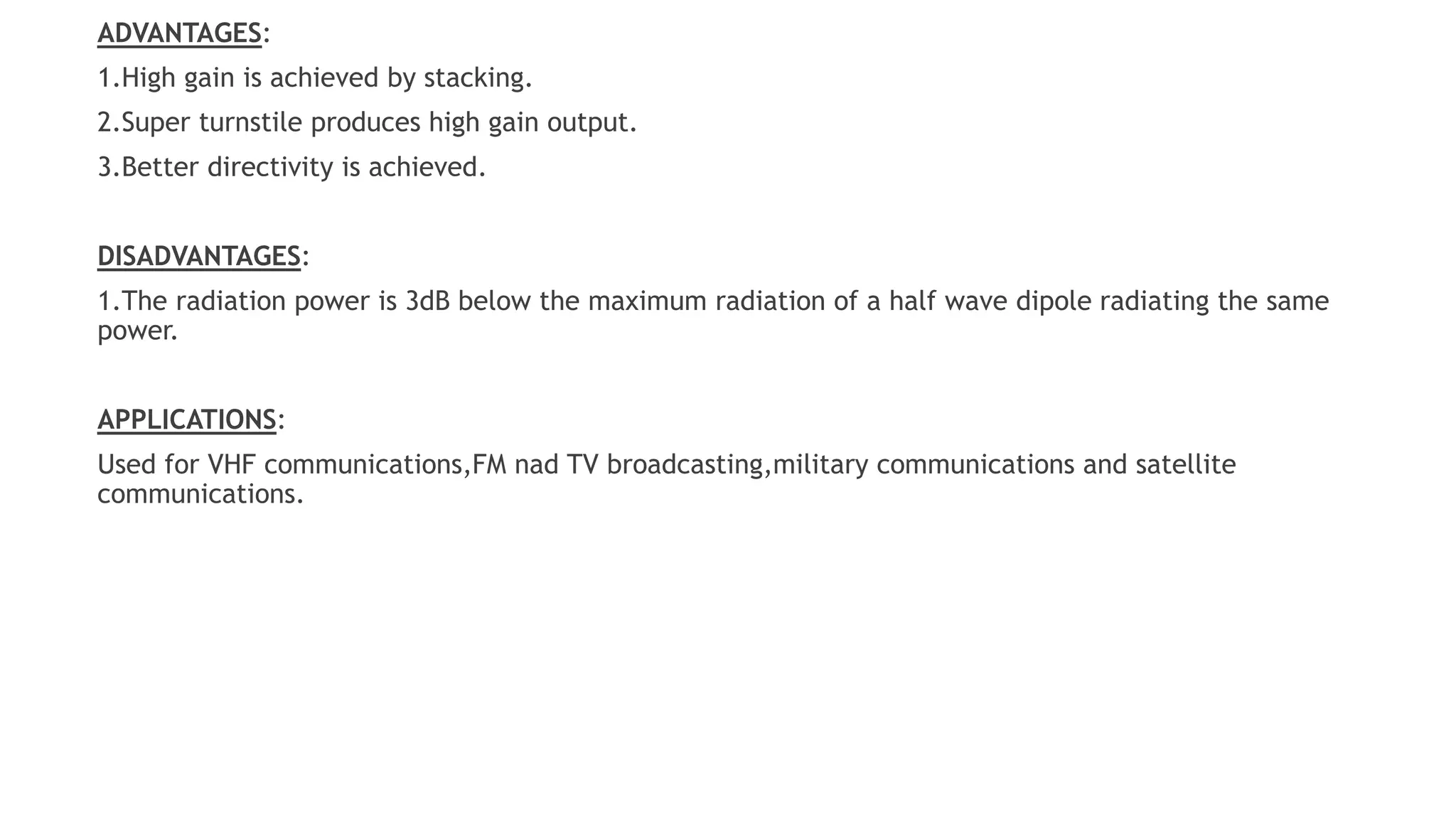 Turnstile antennas | PPTX