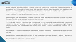 Turnstile controller - Mairsturnstile.com