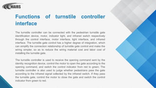 Turnstile controller - Mairsturnstile.com
