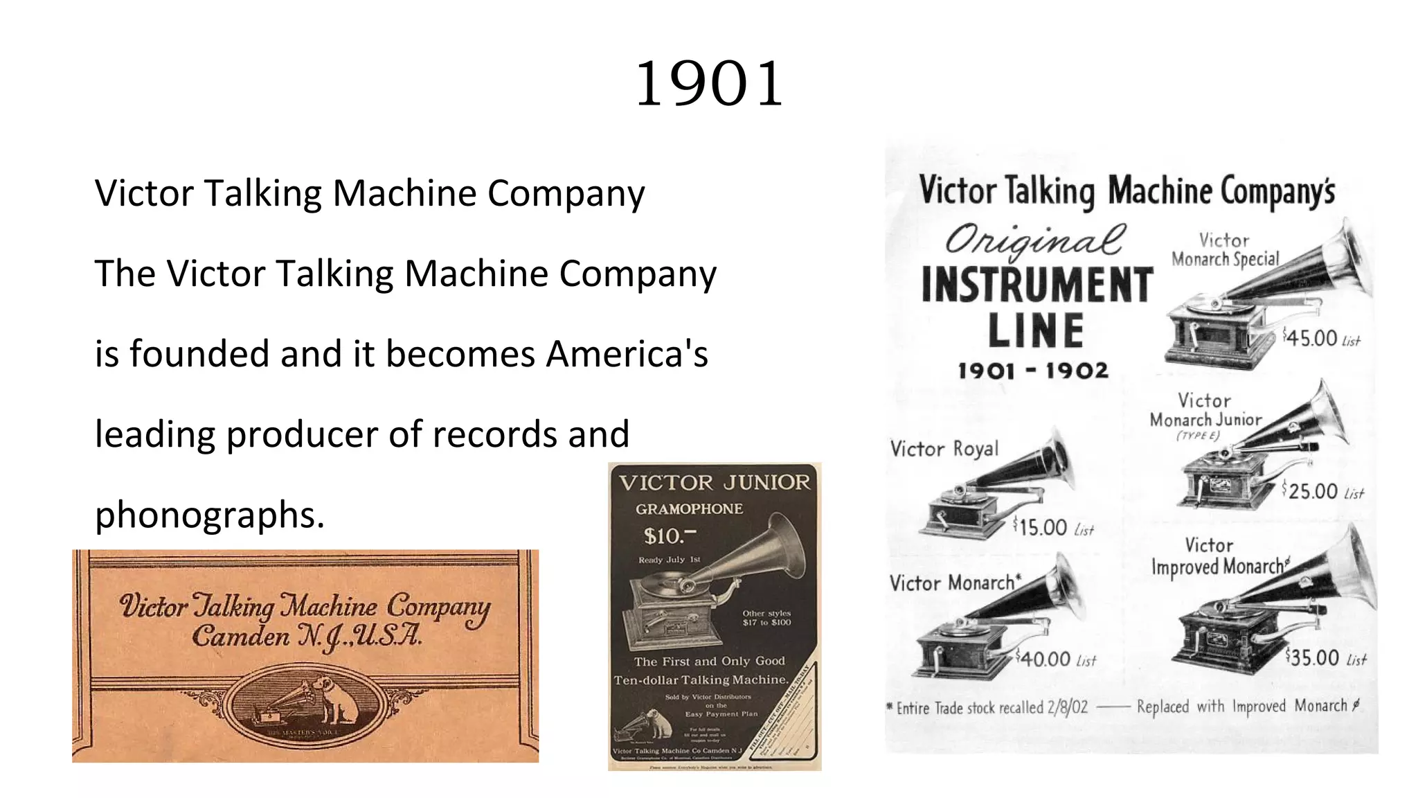 Turntables timeline | PPT