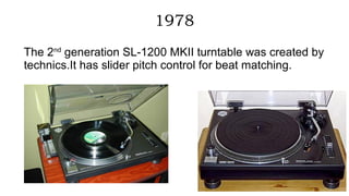 Turntables timeline | PPT