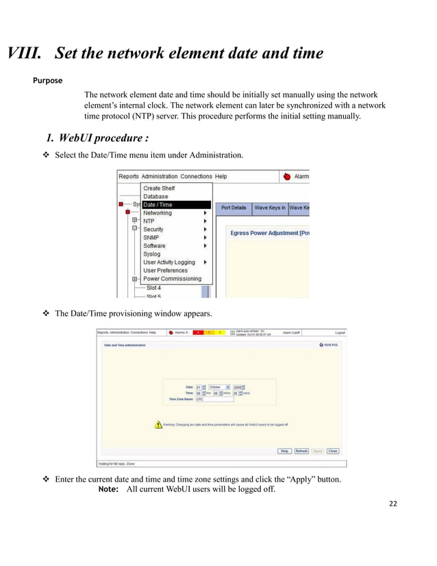 Training Alcatel-Lucent WDM PSS 183x | PDF