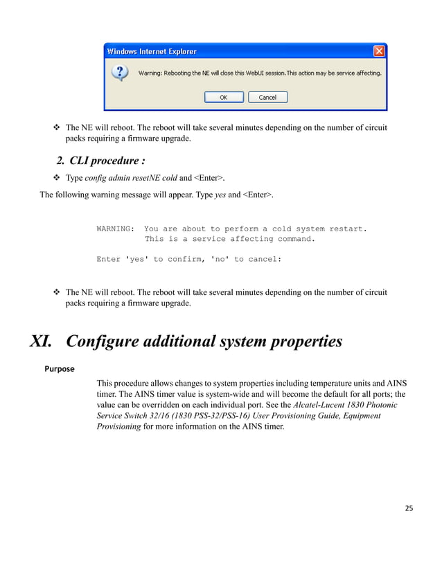 Training Alcatel-Lucent WDM PSS 183x | PDF
