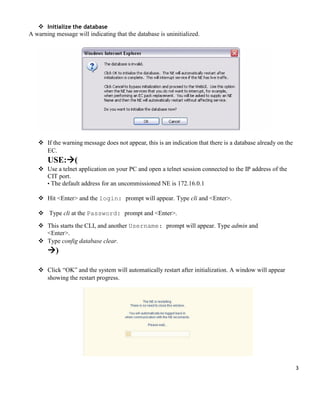 Training Alcatel-Lucent WDM PSS 183x | PDF