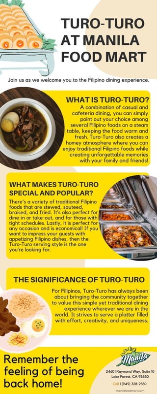 Turo-turo at Manila Food Mart | PDF