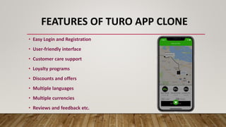 Turo Clone Car Sharing and Rental App | PPTX