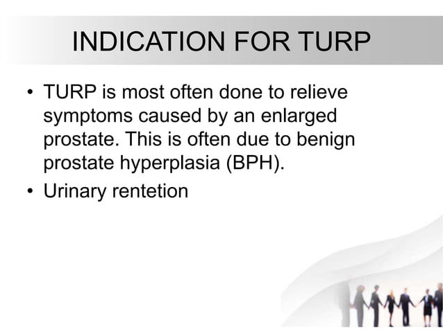 Transurethral resection of the prostate (TURP) | PPTX | Digestive ...