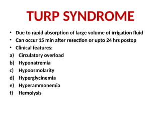 TURP trans urethral resection of prostate | PPT