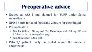 BPH case undergoing TURP | PPT