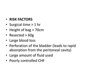 TURP SYNDROME and its management options.pptx