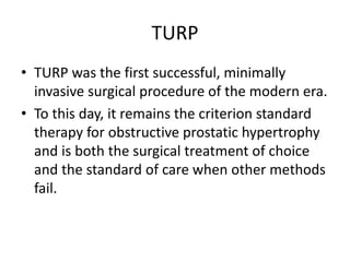 Turp techniques | PPTX